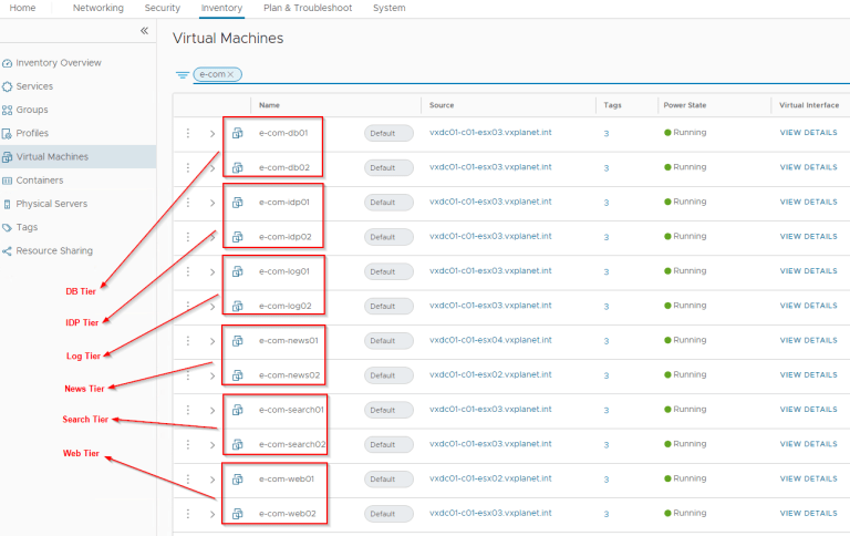 Microsegmentation using NSX Security Intelligence – Part 1 – Developing the Architecture ...