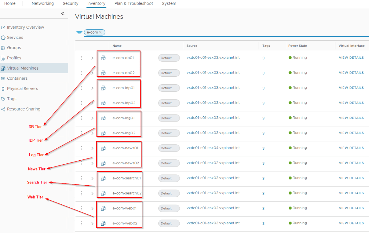 Microsegmentation using NSX Security Intelligence – Part 1 – Developing the Architecture ...