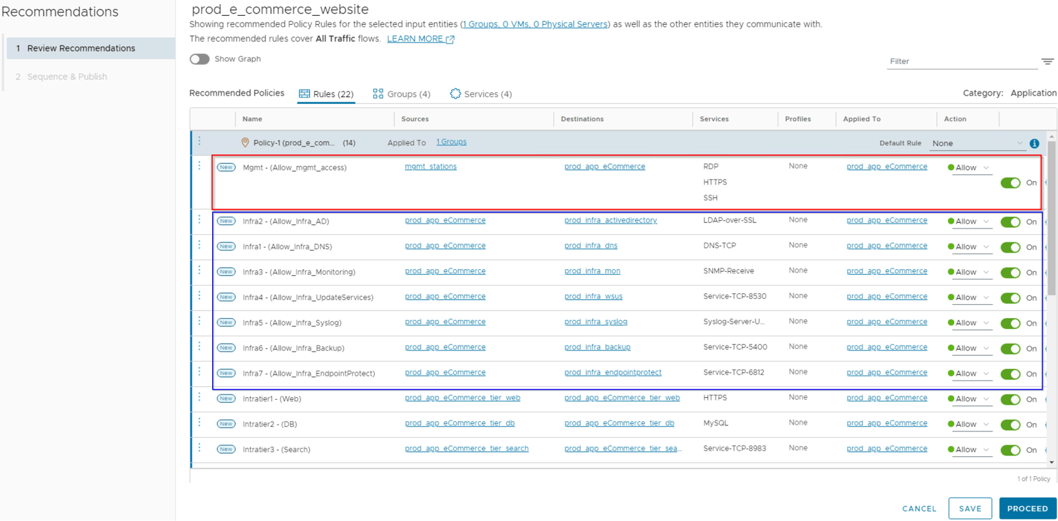 Microsegmentation using NSX Security Intelligence – Part 3 – Workload Classifications – VMware Cloud