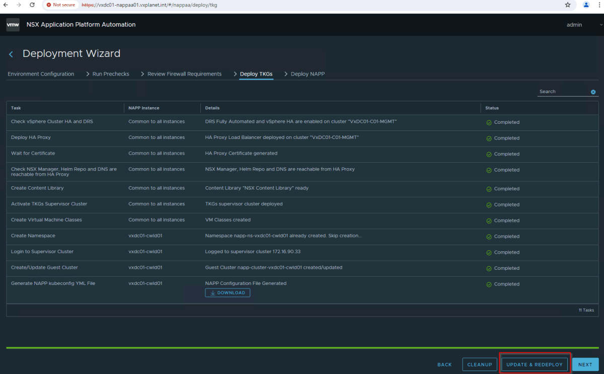 NSX Application Platform Automation Appliance (NAPP-AA) – Part 4 – NAPP ...