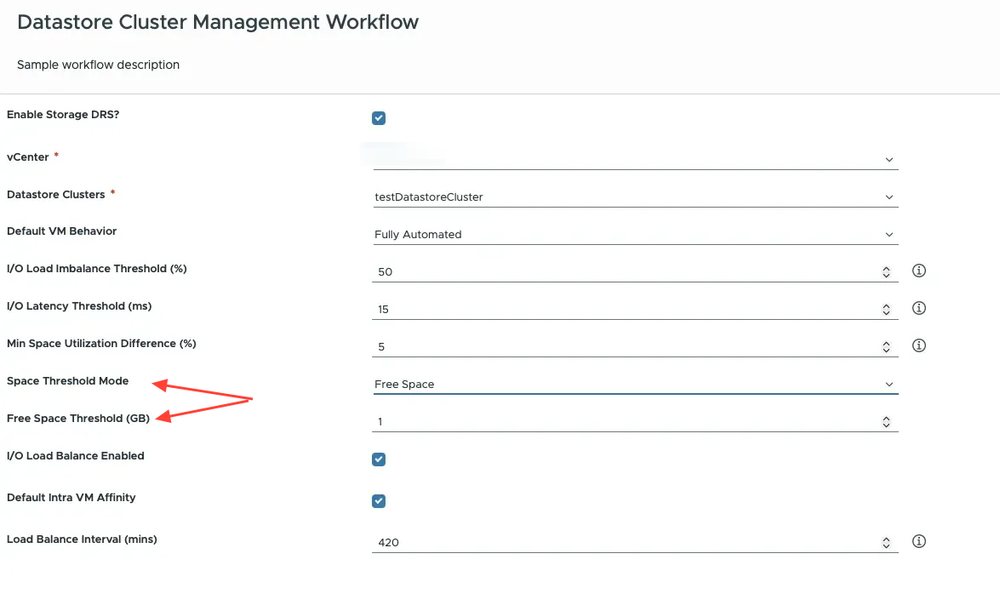 Managing vCenter datastores cluster with VCF Orchestrator – VMware Cloud